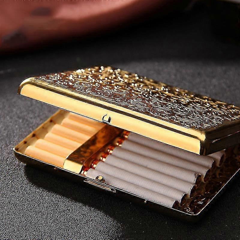 Metal Cigarette Case For Men And Women Portable Ultra-thin Cigarette ...