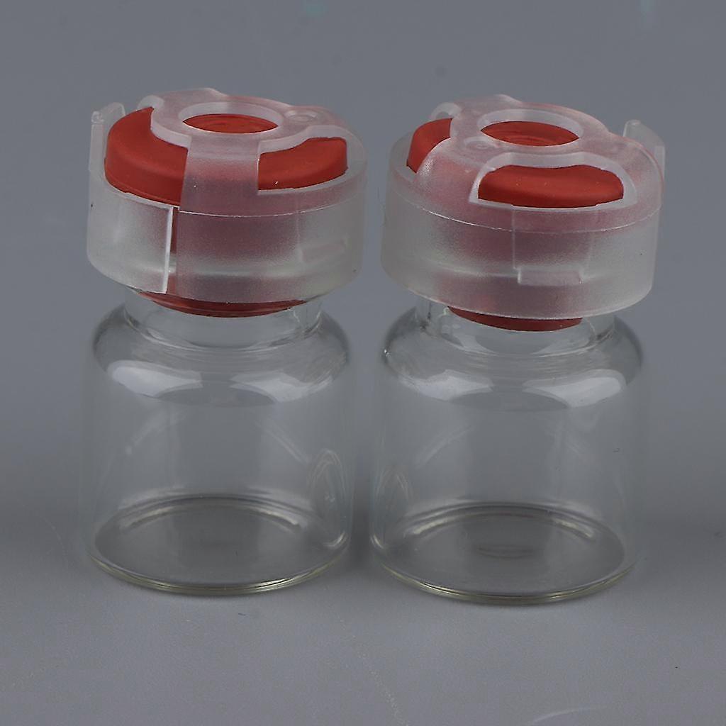 20Pcs Empty Sealed Sterile Serum Powder Vials Bottle Container Blue ...