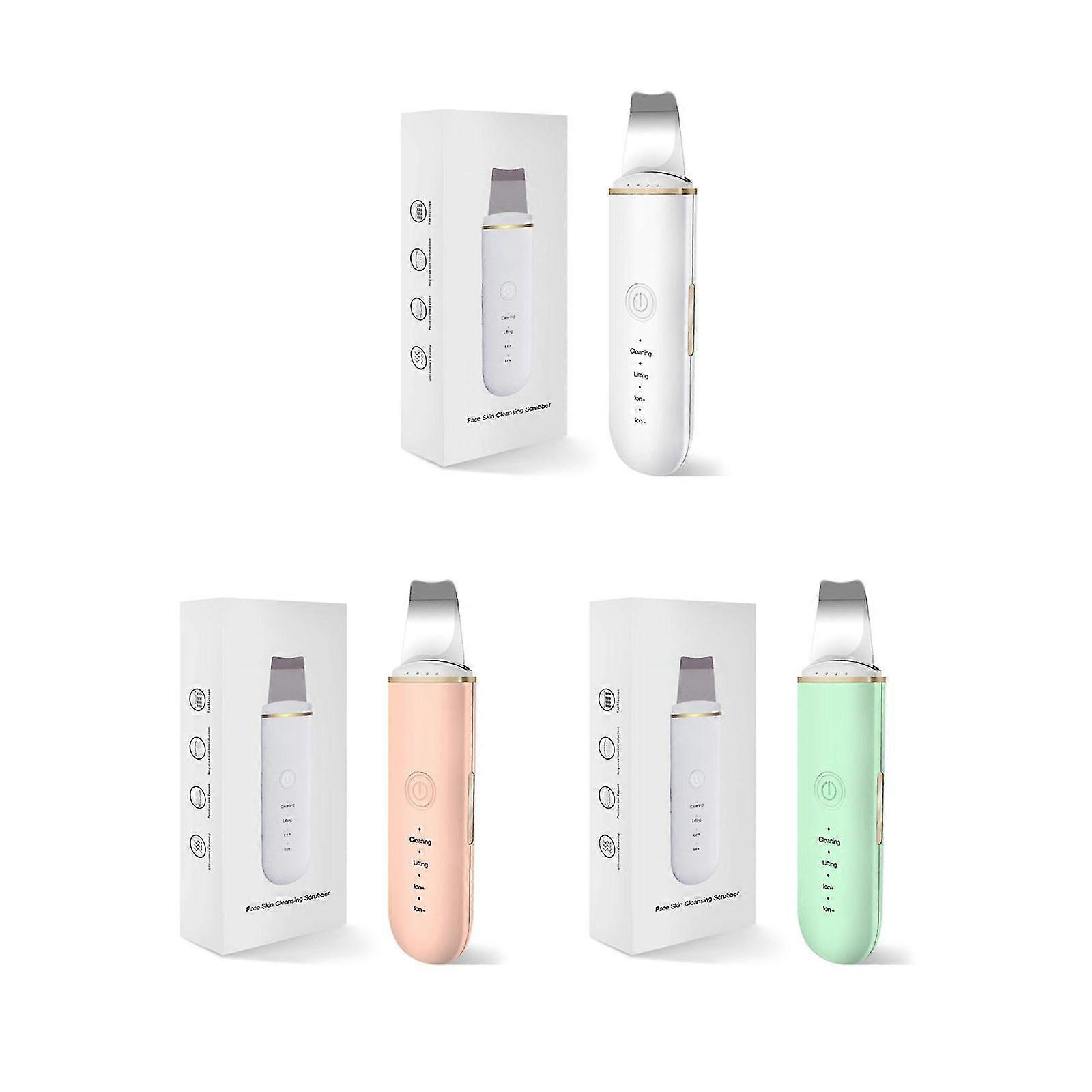 Ultrasonic Skin Scrubber,Pore Cleanser Cordless Facial Skin Scrubber ...