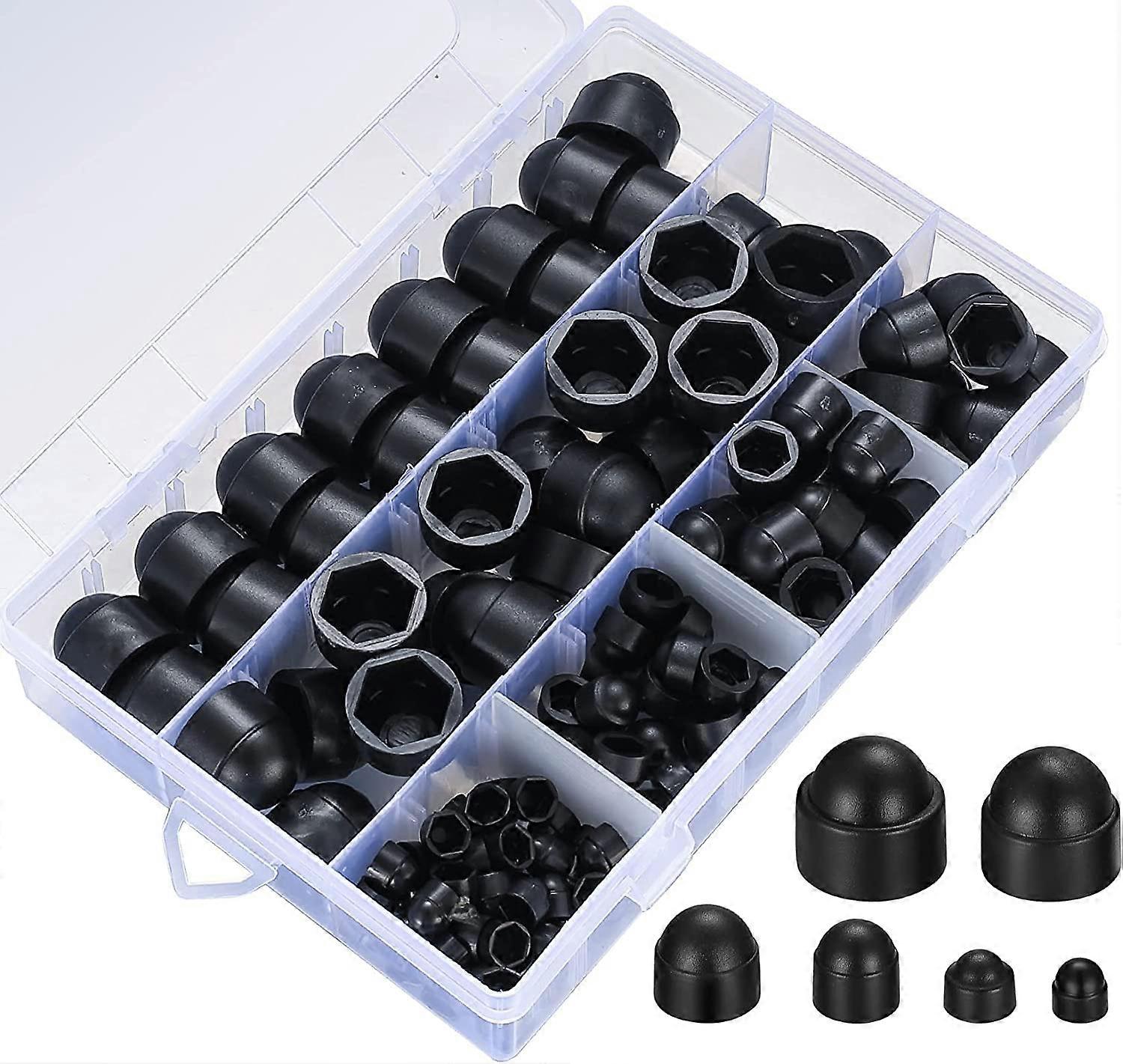 145 Pcs Screws Bolt Covers Caps,Hex Head Dome Bolt Covers,Plastic Bolt ...