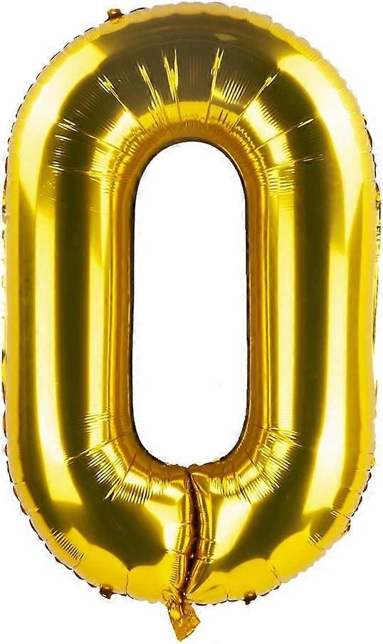 40 inch Gold 40 Number Jumbo Foil Mylar Helium Balloons - Party ...