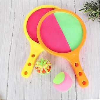 2 Sets Paddle Toss and Catch Ball Set Disc Paddles and Toss Ball Sports ...
