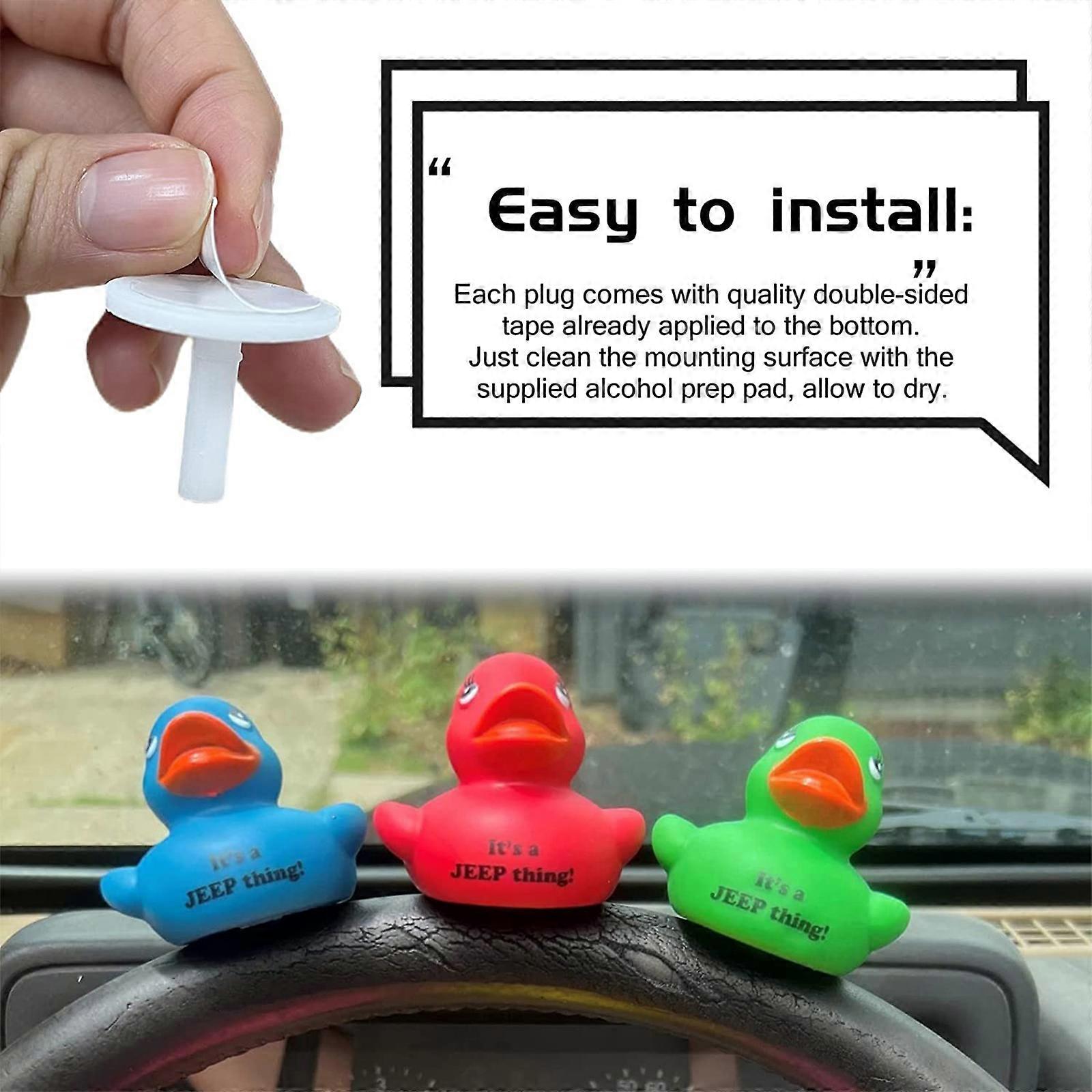Cute Duck Plug Rubber Duck Mount, Flock Locker Rubber Duck Holder for ...