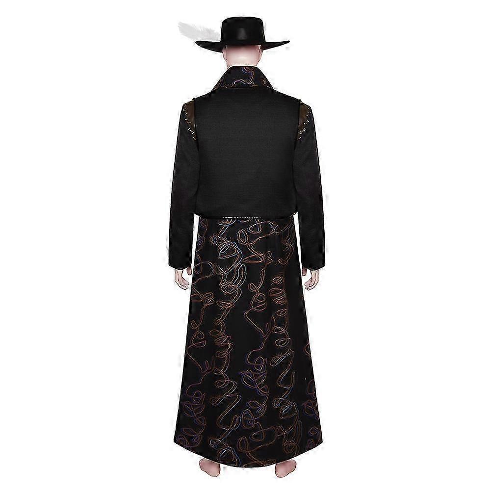 Dracule Mihawk Cosplay Costume Fantasia Hat Necklace Live Action TV ...