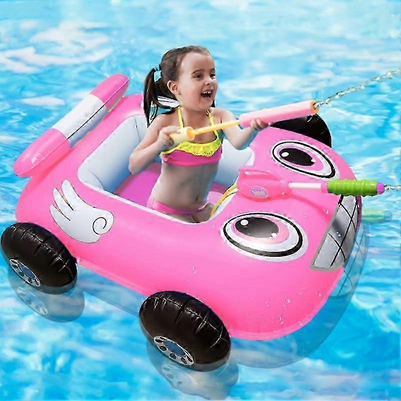 Inflatable Car Pool Toy for Kids, Portable Swimming Ring, Summer Water ...