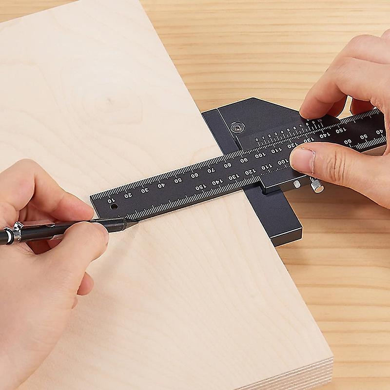 Woodworking T Ruler Carpenter's Angle Ruler Marking Ruler ...