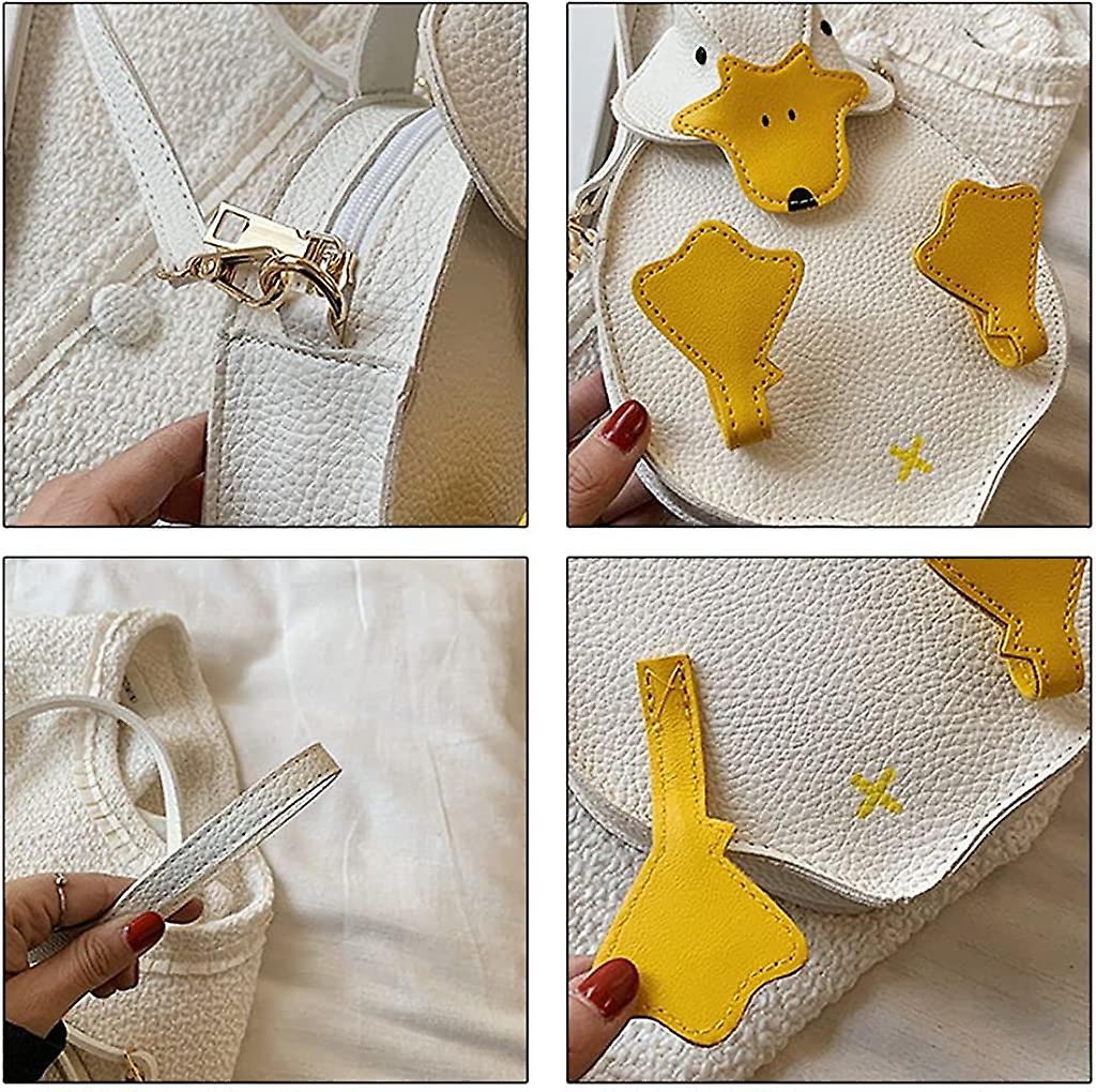 Duck Purse Small Pu Leather Crossbody Bag 3d Cartoon Ducking Shoulder ...