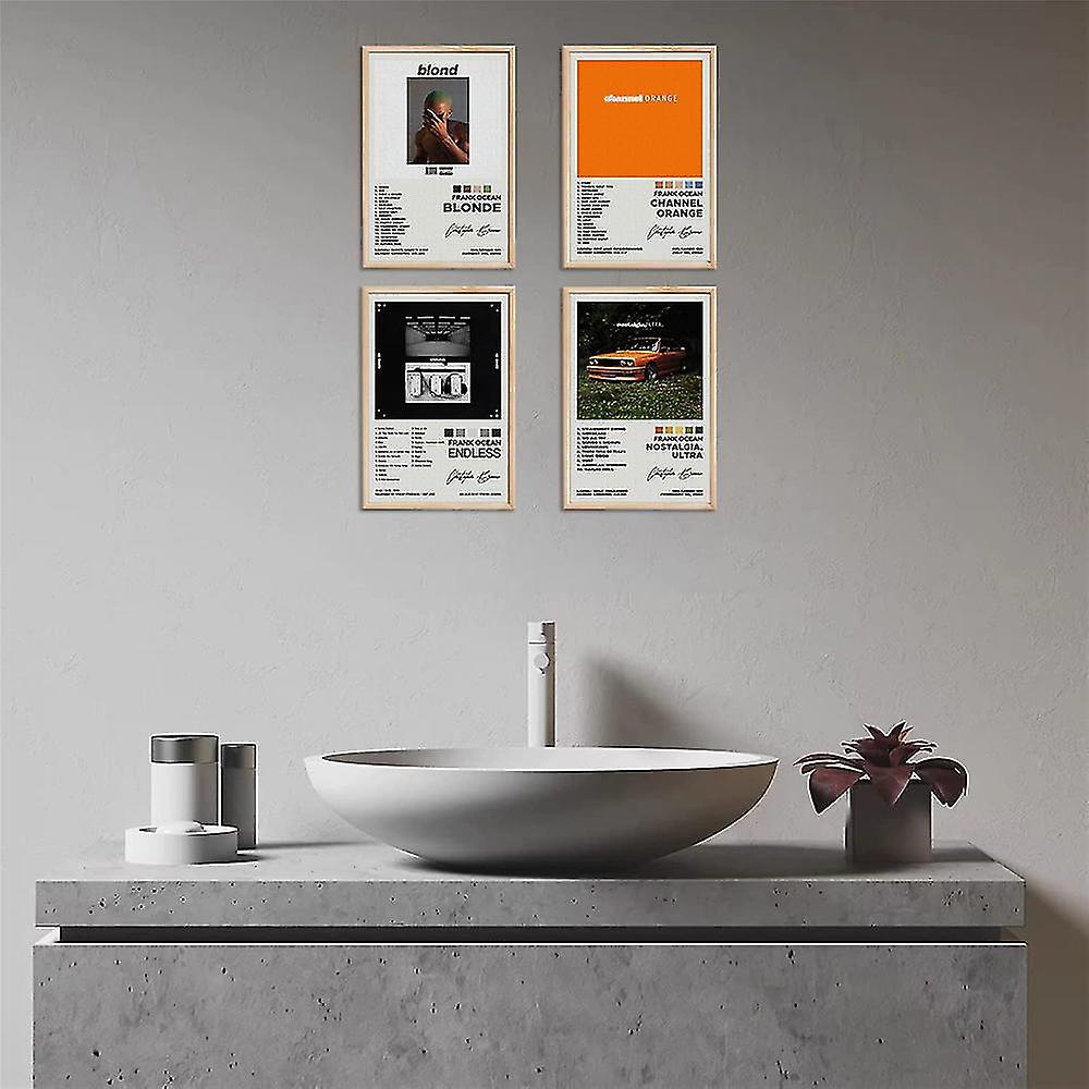 4 Pack Frank Ocean Album Posters Nostalgia, Ultra Channel Orange ...