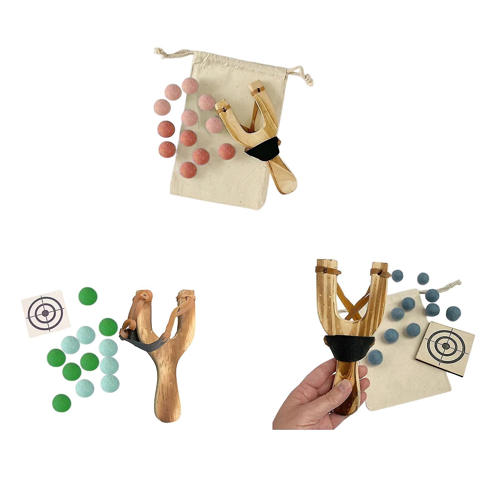 Outdoor Hunting Slings Catapult Wooden Handle Slings Game Shooting ...