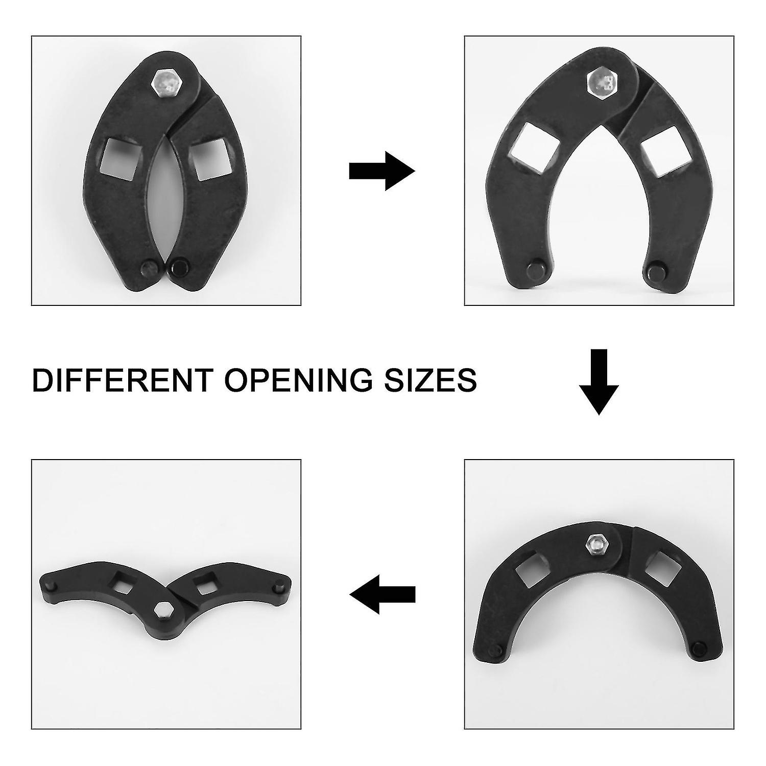 Adjustable gland nut wrench 7463 small pin wrench tool for hydraulic ...