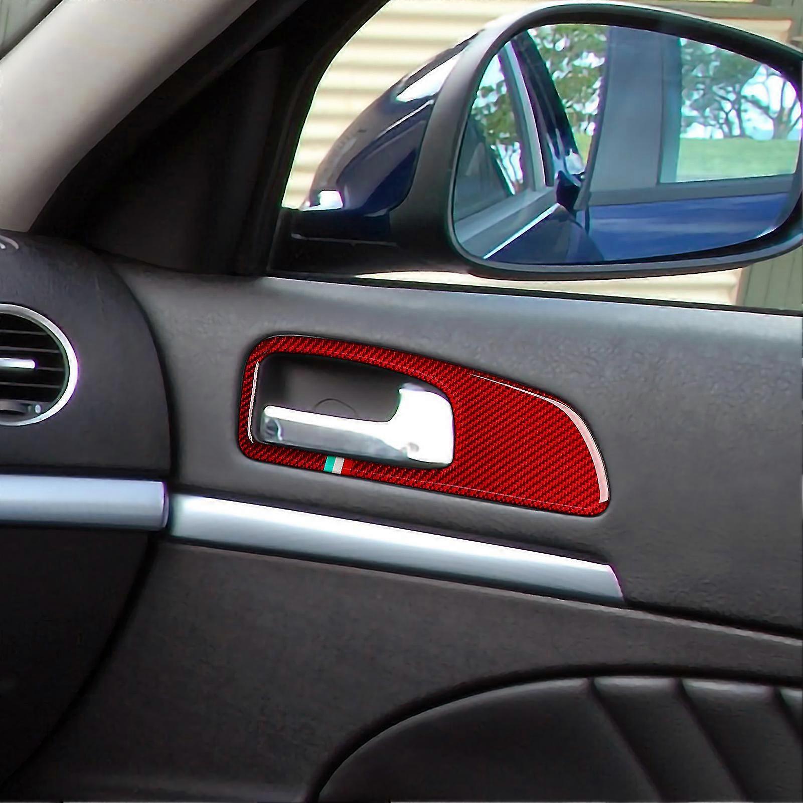 Car Stickers Inner Door Bowl Frame Decoration Carbon Fiber Interior For ...