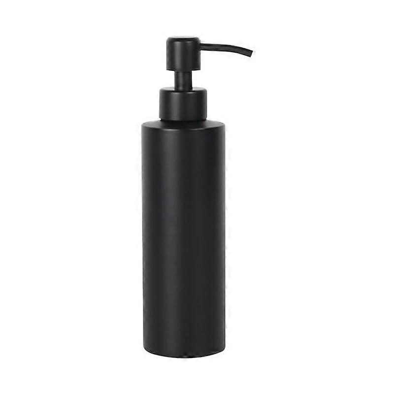 Black Soap Dispenser, Easy Squeeze 350ml Pump Bottle, Rustproof Metal ...