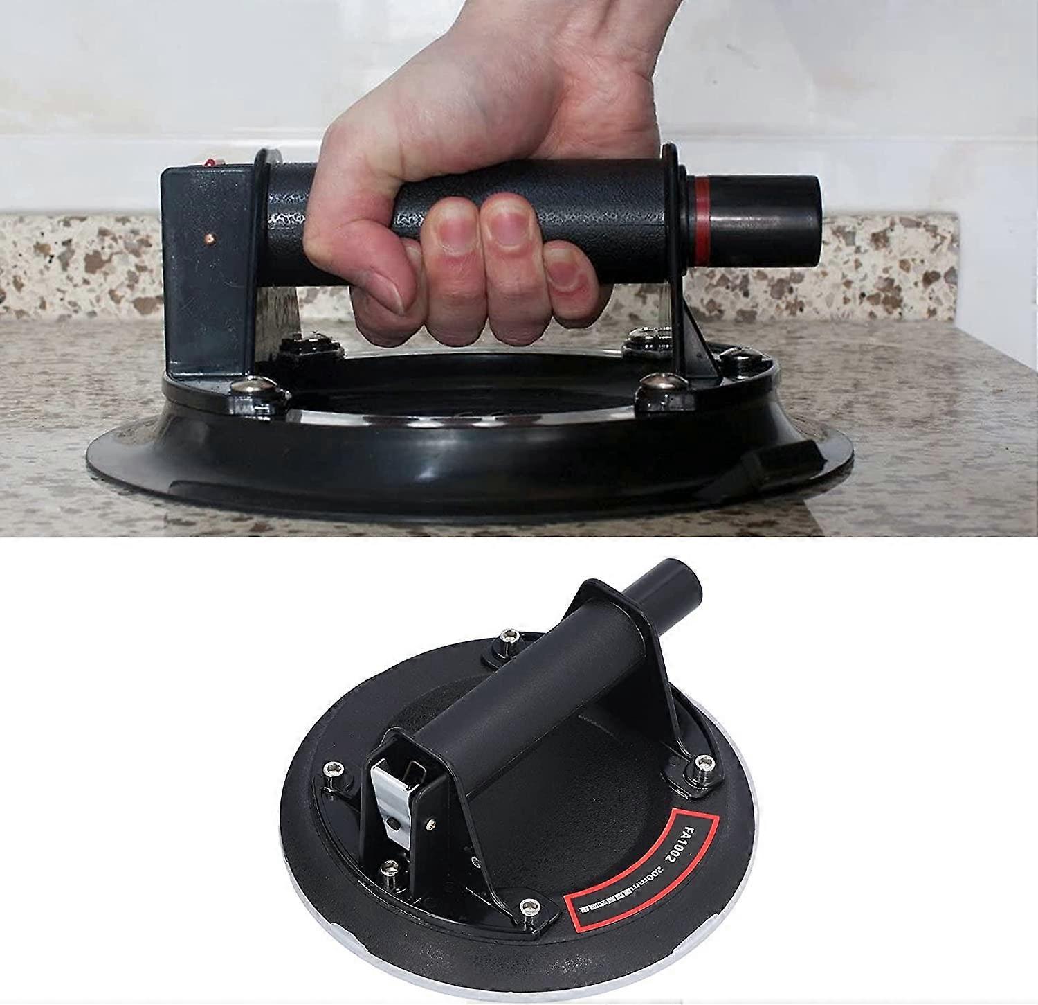 Vacuum Suction Cup Glass Lifter 8in Hand Lifter Lifting Handle Heavy ...