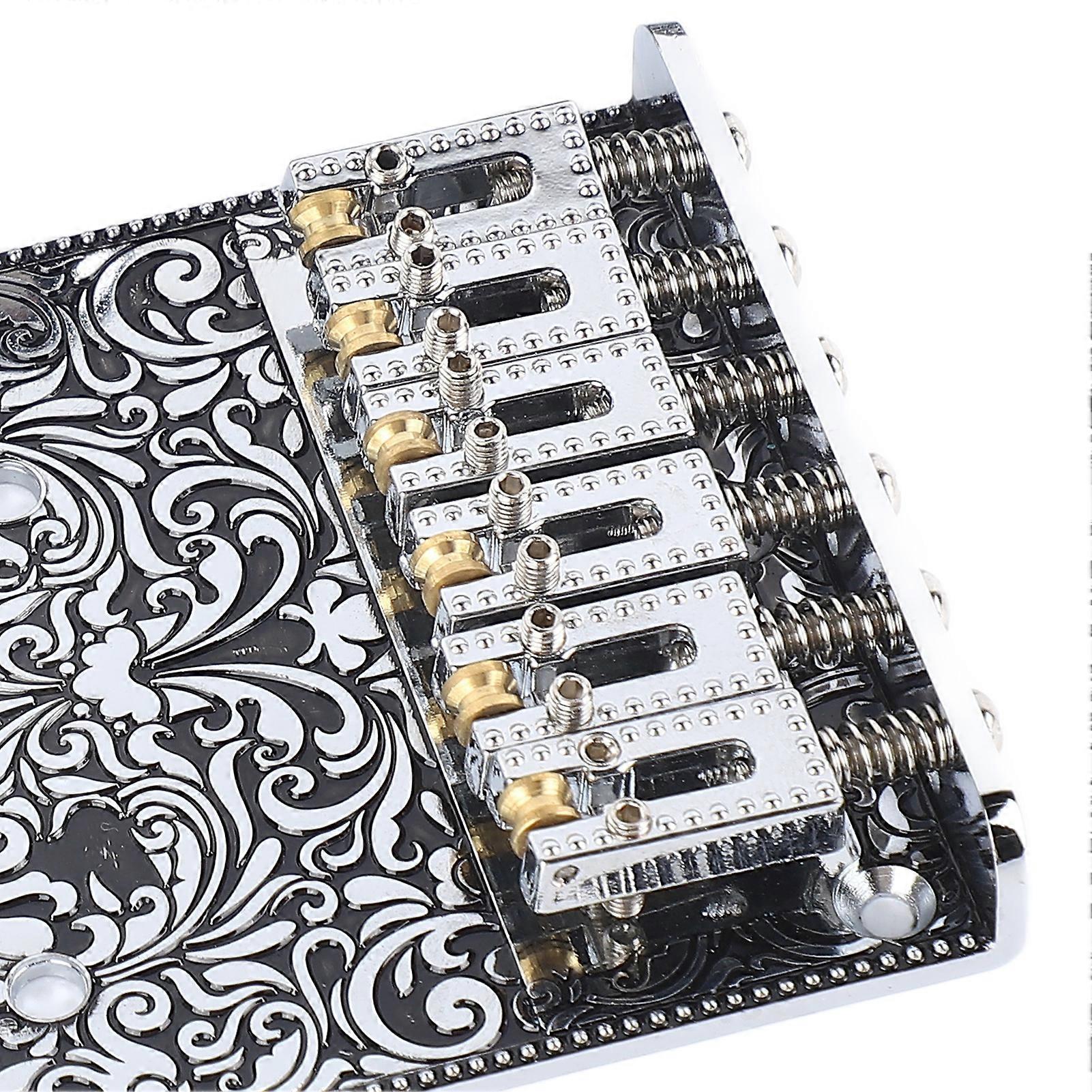 Engraved Electric Guitar Bridge Volume Control Plate Set Guitar Bridge ...