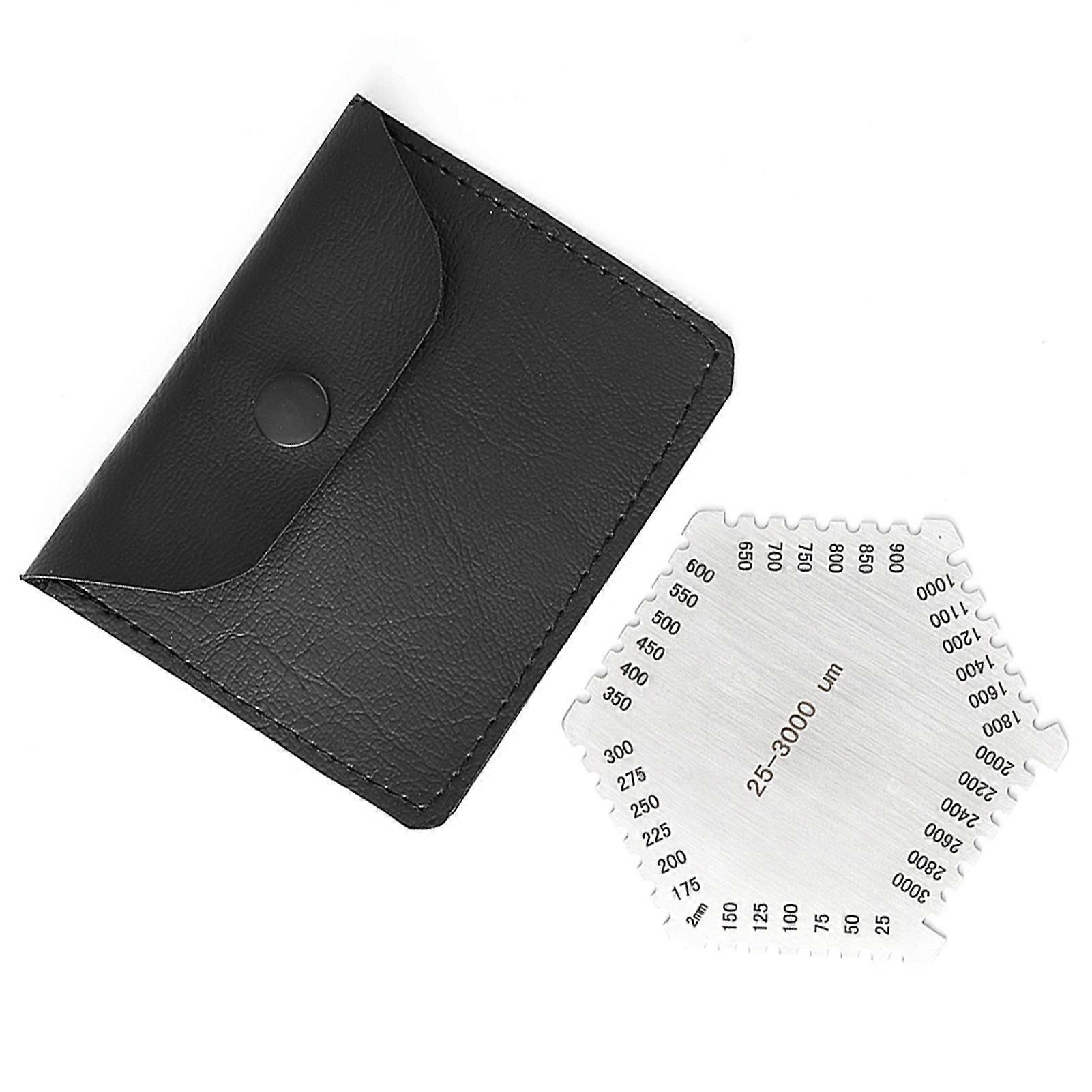 High Precision Stainless Steel Wet Film Comb 25-3000um Thickness Gauge ...