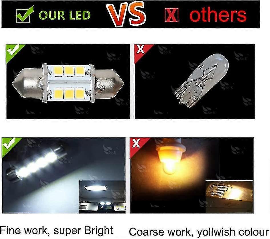 Marine Led Replacement Bulb Boat Light Bulbs Super Bright 12 Volt 32 Mm ...
