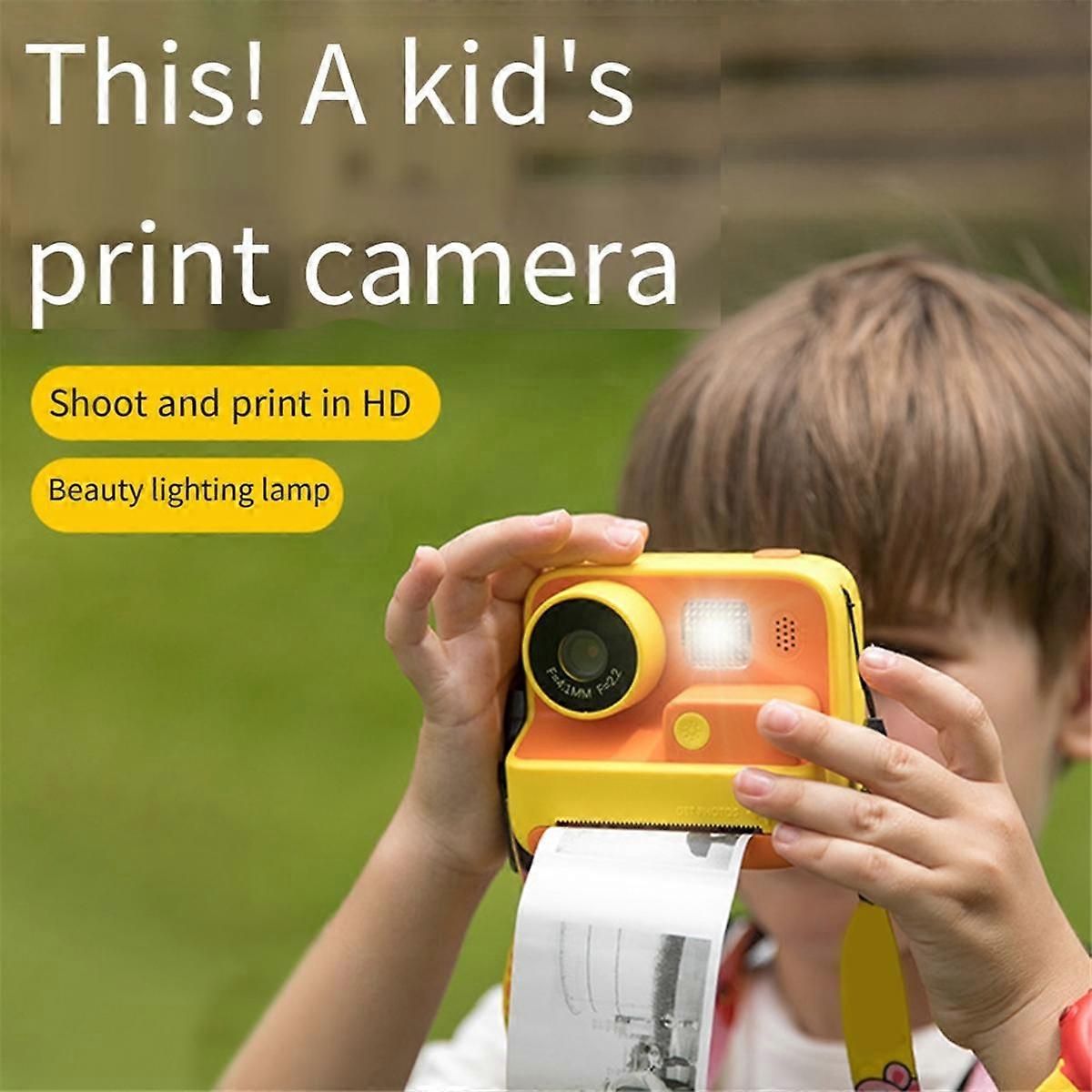 Instant Print Camera for Kids, 2.4 Inch Screen Camera with 3 Print ...
