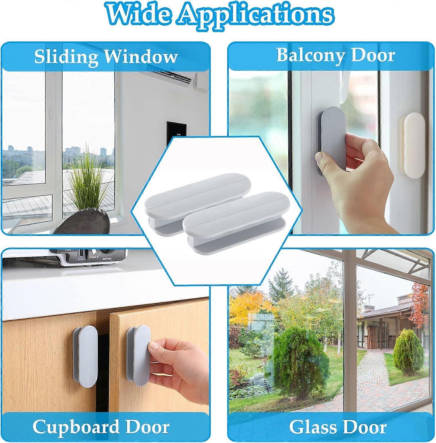 Set of 2 Balcony Door Handles, Door Handles, Door Handles, Cupboard ...