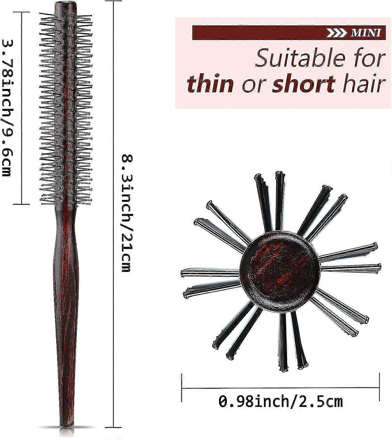 Small Round Brush For Short Hair - 1 Inch Styling Hair Brush | Fruugo UK