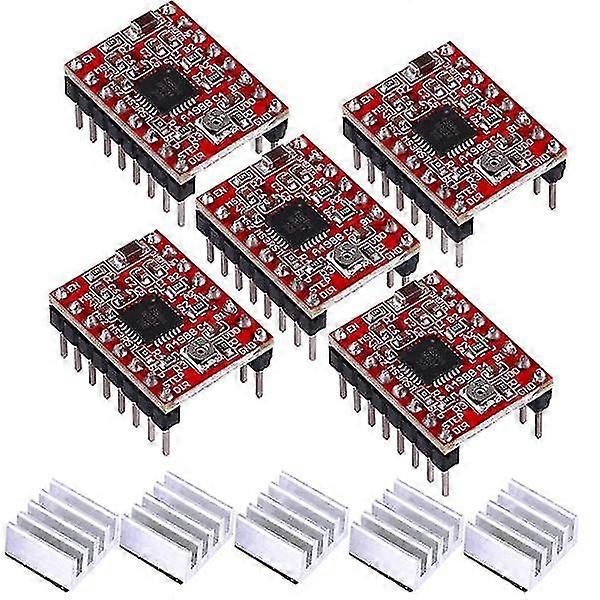 A4988 Stepper Motor Driver Module 5 pcs Stepper Motor Driver Module ...