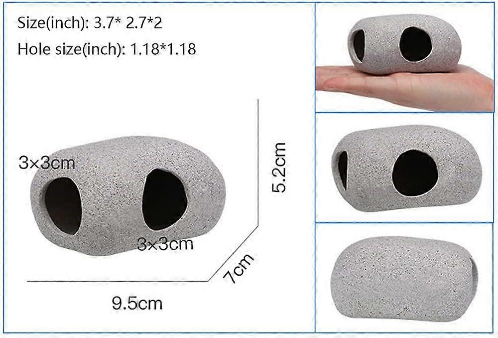 Aquarium Rocks for Fish to Breed, Play and Rest, Small Ceramic ...
