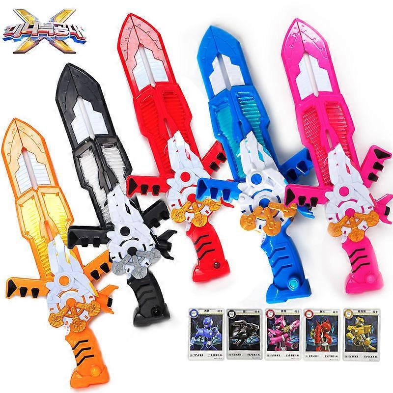 Mini Force Three Mode Transformation Sword Toys with Sound and Light ...