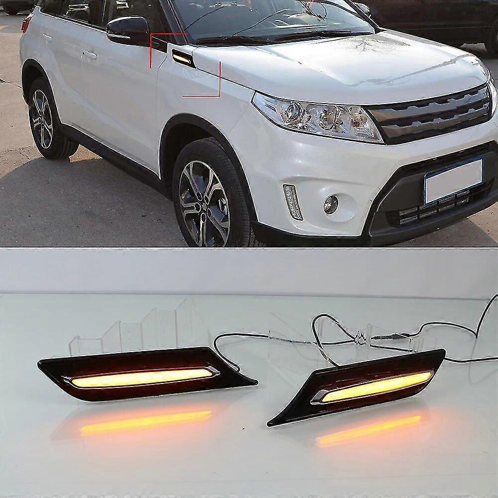 LED Daytime Running Light With Turn Signal Lamp DRL Side Bulb Car ...