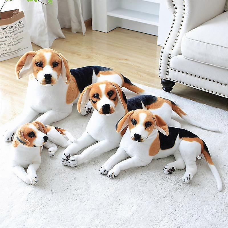30-90cm Giant Beagle Dog Toy Realistic Stuffed Animals Dog Plush Toys ...