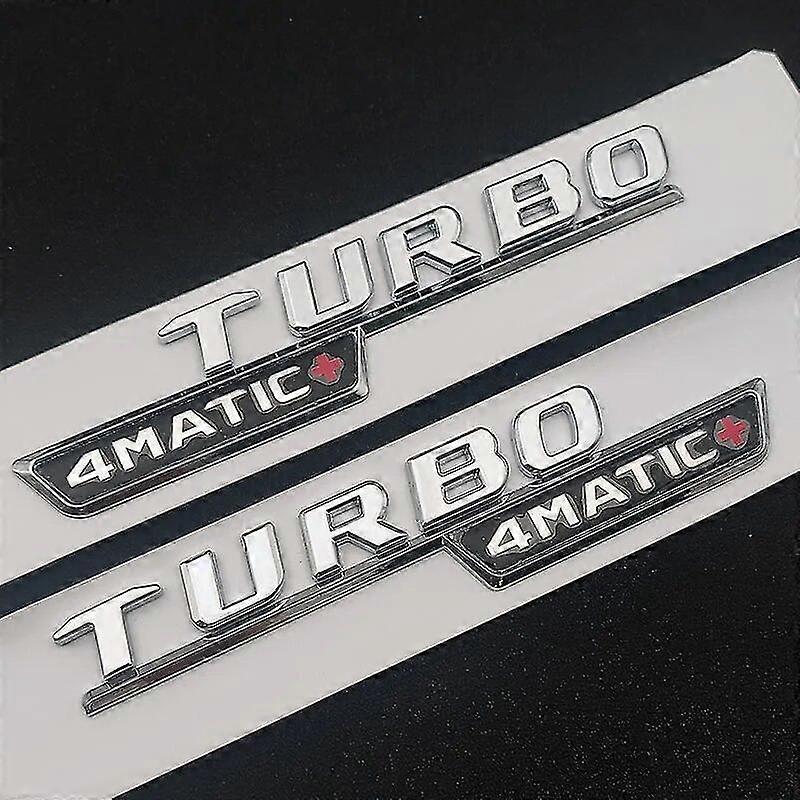 3d Abs Letters Car Rear Trunk Sticker Fender Badge Gle53 Turbo 4matic ...