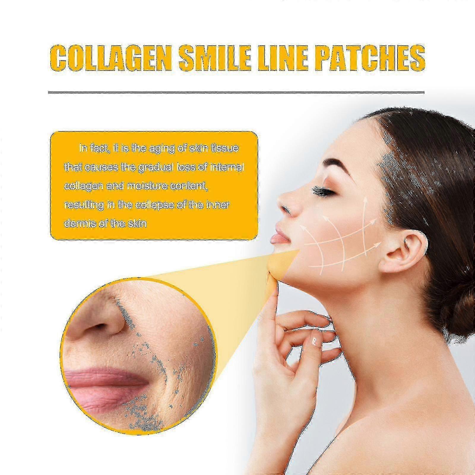 Jaysuing Collagen Smile Pattern Patch Lifting Facial Smile Pattern ...