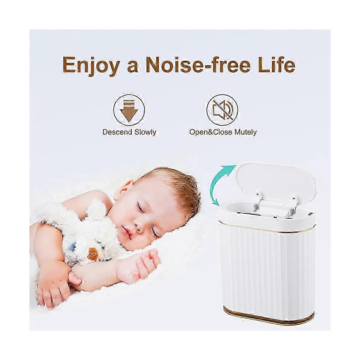 Smart Trash Can Capacity For Kitchen Bathroom Garbage Bin Automatic ...