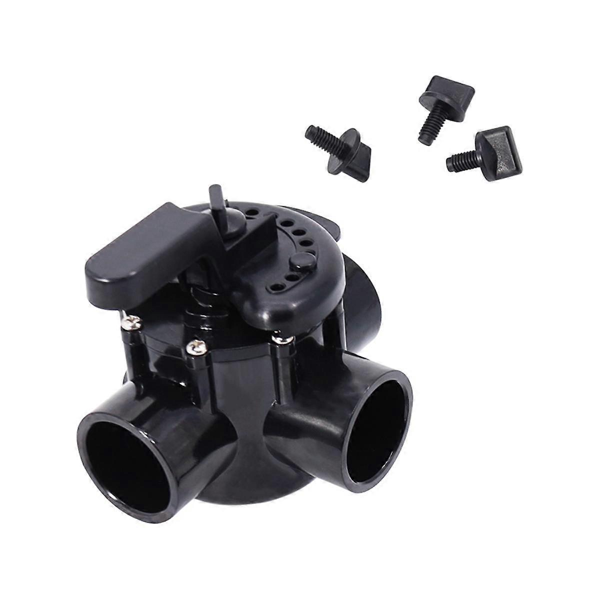 3Way Diverter Valve with 1-1/2In ID&2In OD PVC Pipe Diverter Valve for ...