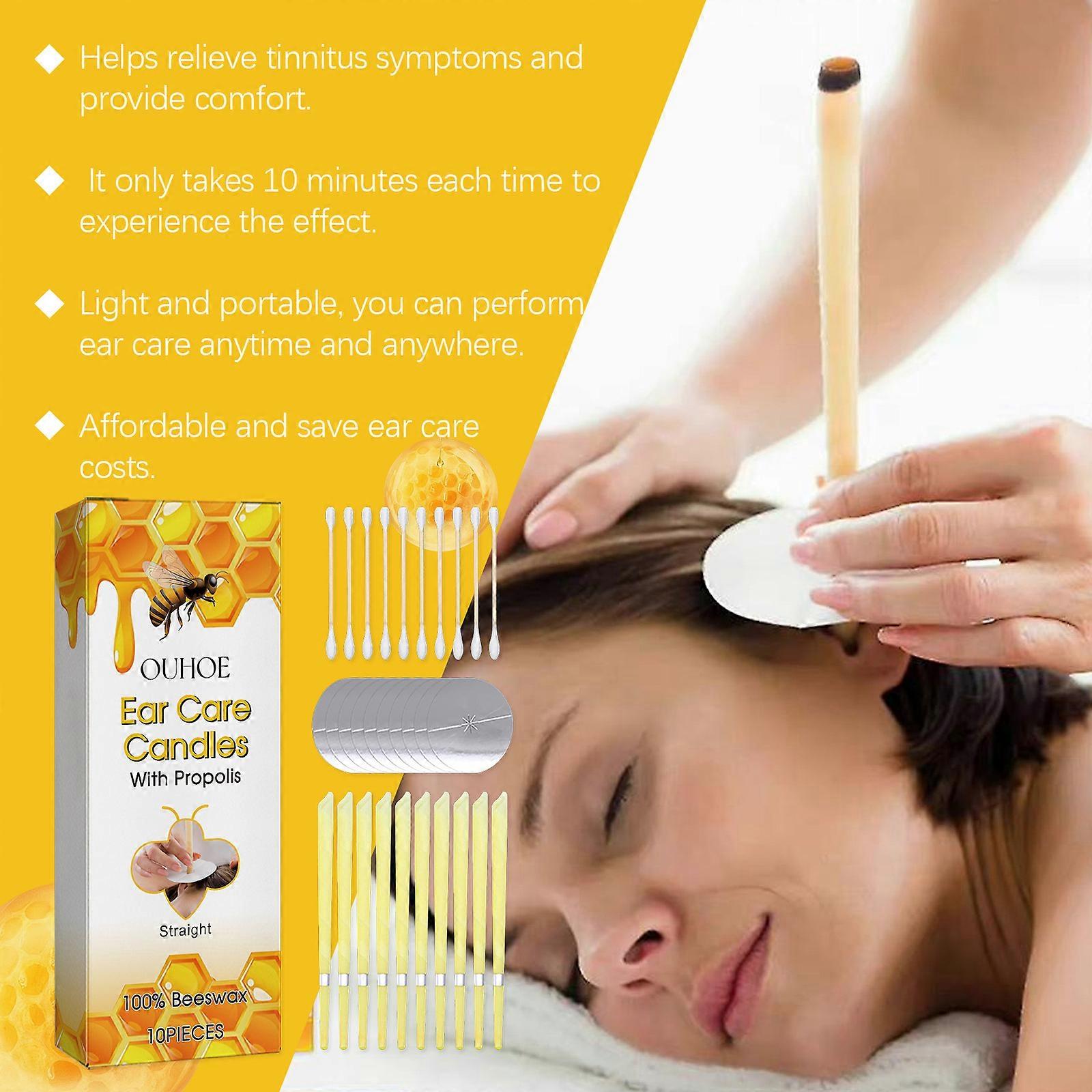 Ear Candle Set For Soothing And Gentle Ear Cleansing Nourishing Care ...