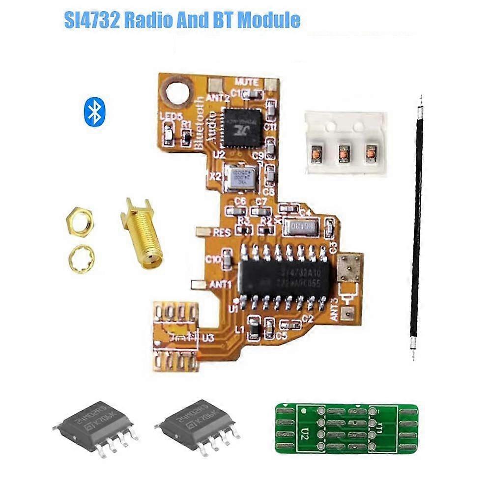 SI4732 Modified Radio and Bluetooth Stereo Transmitter Module+2X2M Chip ...
