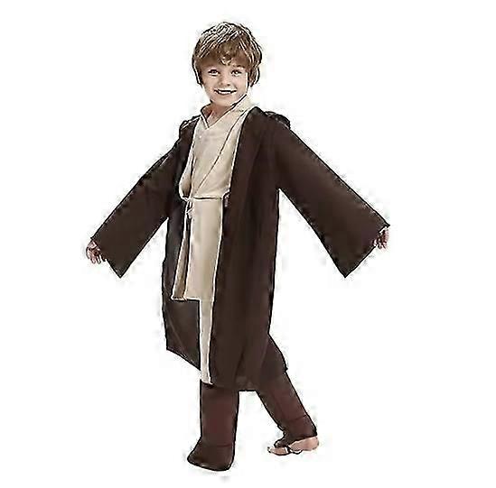 Children Jedi Knight Cosplay Costume Obi Wan Kenobi Uniform Suit-Good ...