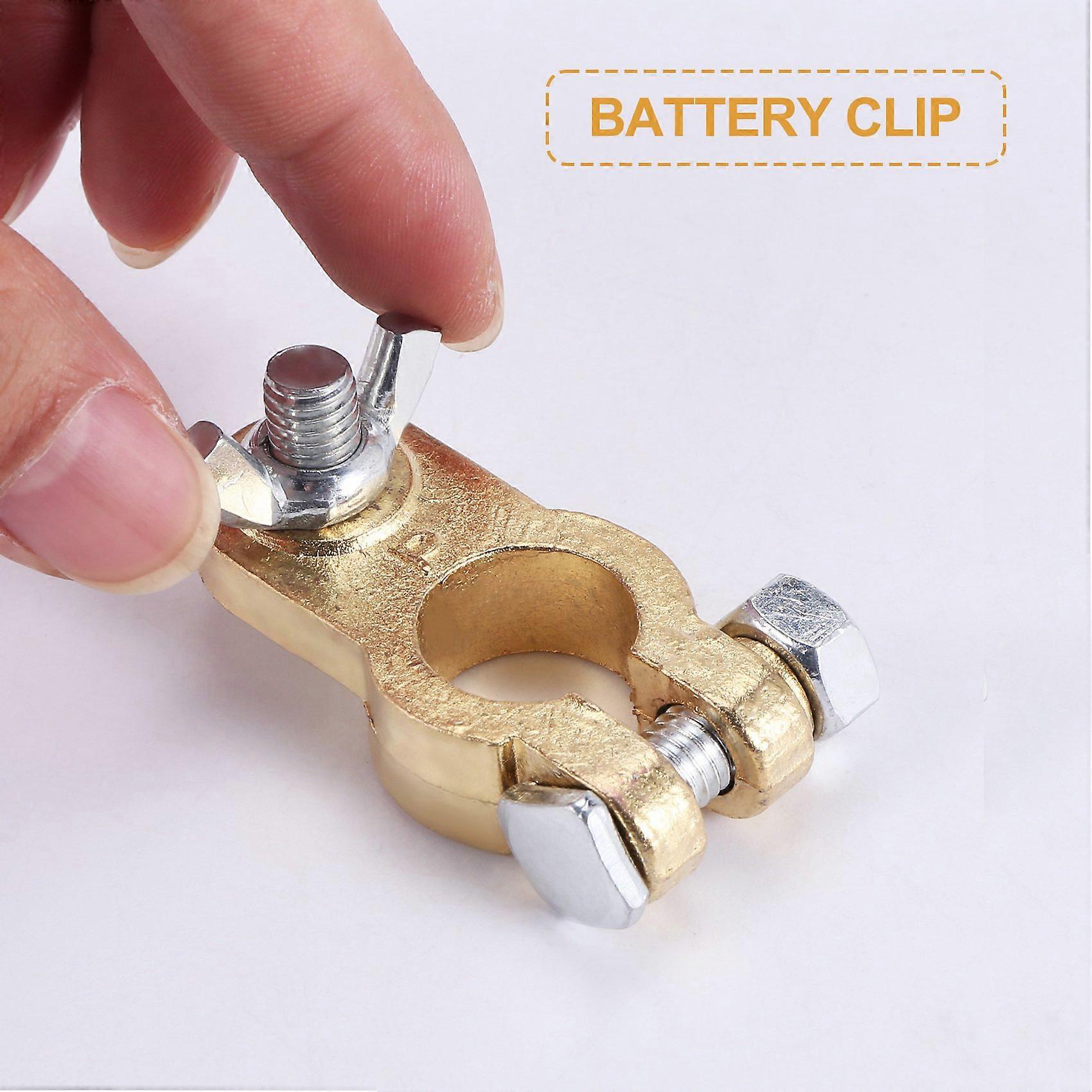 2 Pcs Automotive Car Boat Truck Battery Terminal Clamp Clip Connector ...