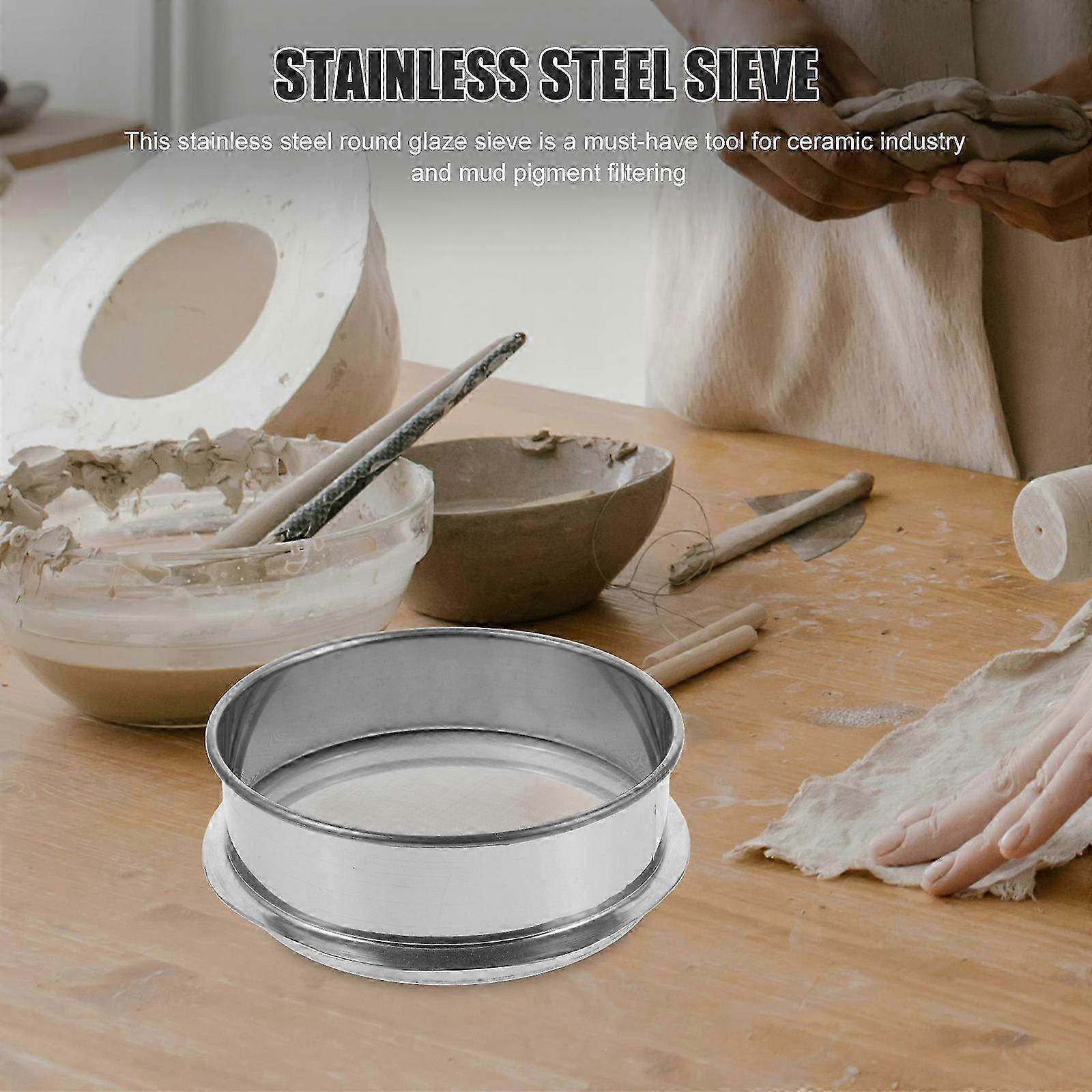 Fine Mesh Sieve Stainless Steel Paint Sieve Round Strainer Sieve Paint ...