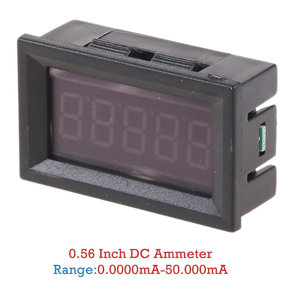 Current Meter 5-bit Dc Ammeter Digital Ammeter 0-50.000ma Easy ...
