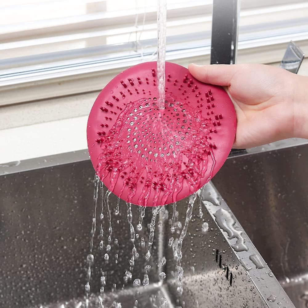 2 Pack 6" Universal Silicone Rubber Drain Plug For Kitchen Sink ...