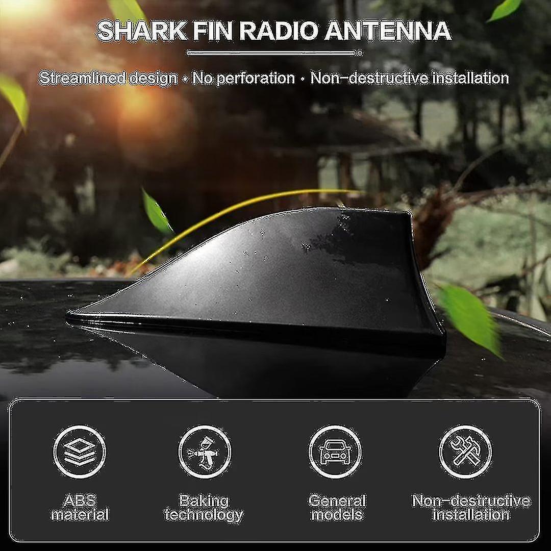 Car Shark Fin, Shark Antenna Unversel Waterproof Roof Radio Antenna For ...