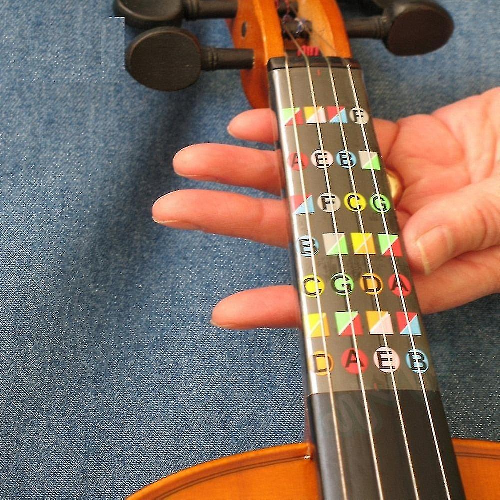 Violin Beginner Learning Tools, Fiddle Fingerboard Chord Note Stickers ...