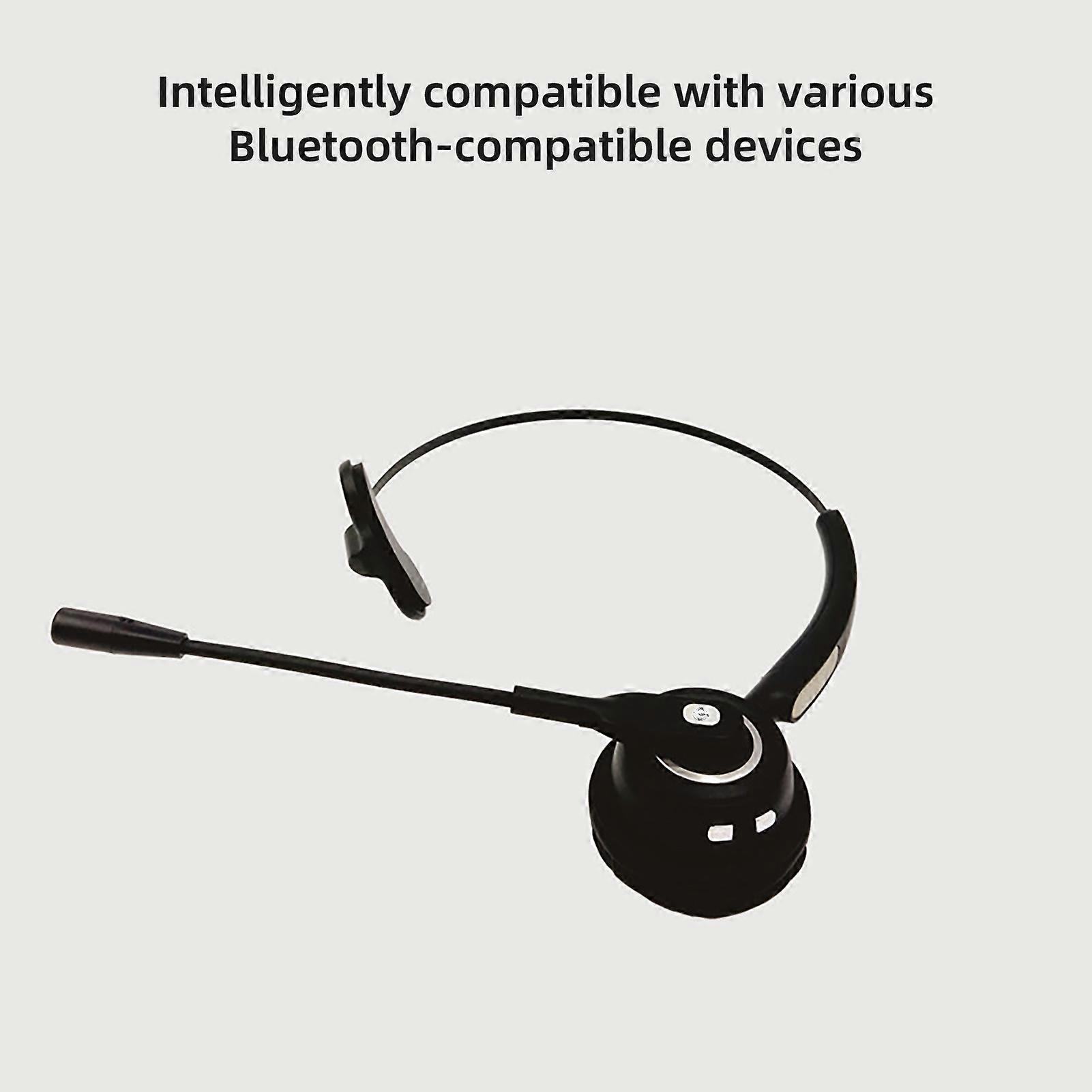 BH520 Office Headset Noise Cancelling Wide Compatibility Wireless ...