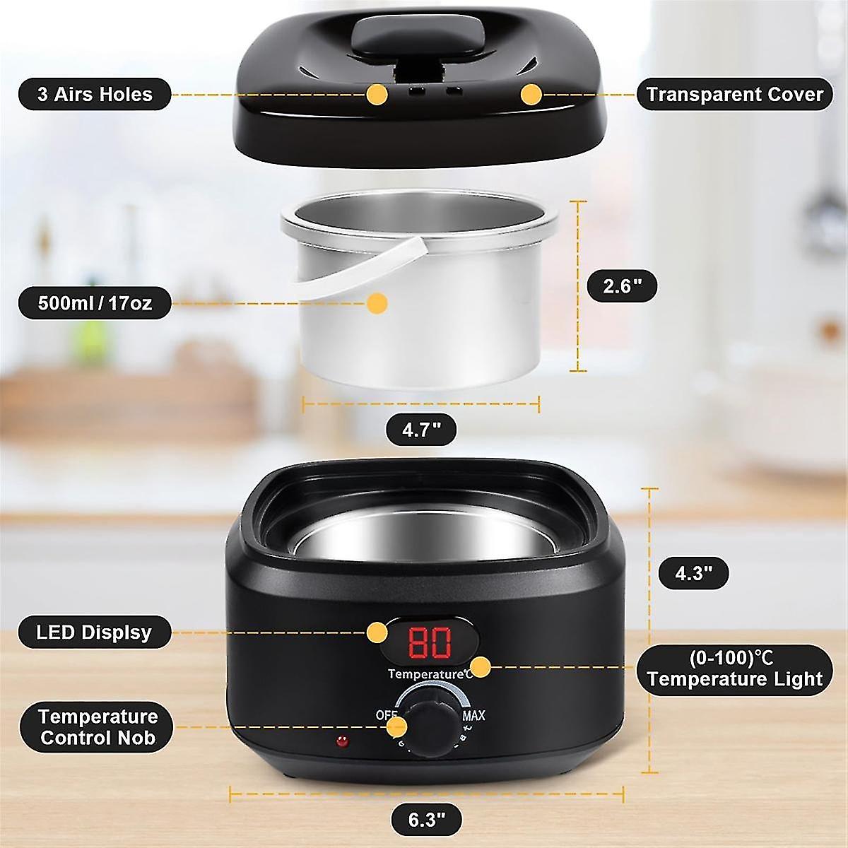 Adult Candle Making Kit, Digital Wax Melt Warmer With Hot Plate Diy Beginner Candle Making ...