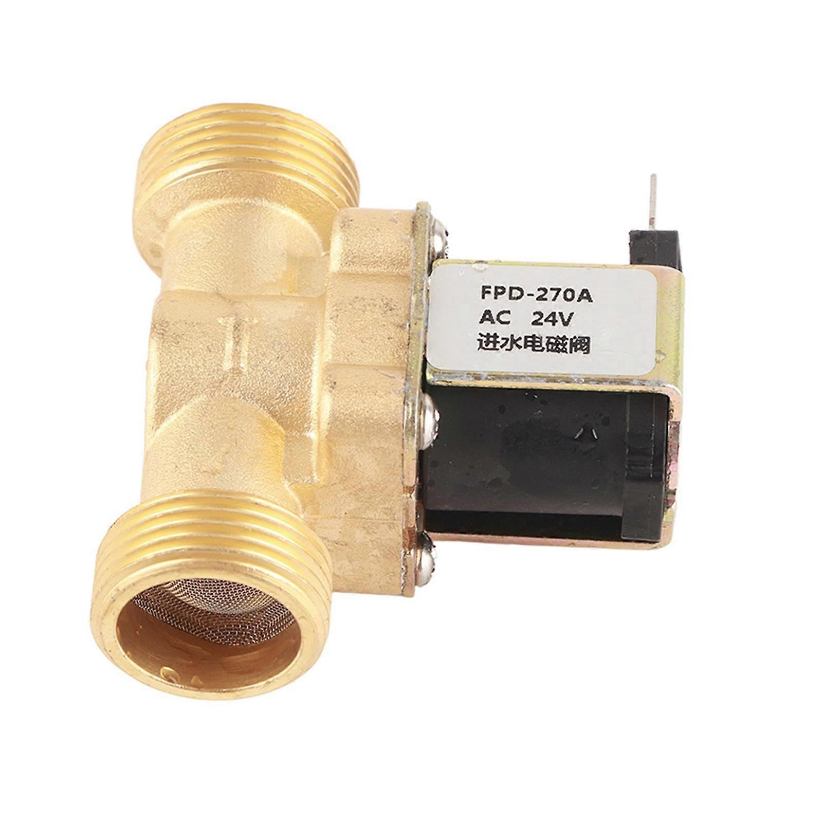 G3/4" AC24V Normally Closed Water Inlet Solenoid Valve Suitable for ...