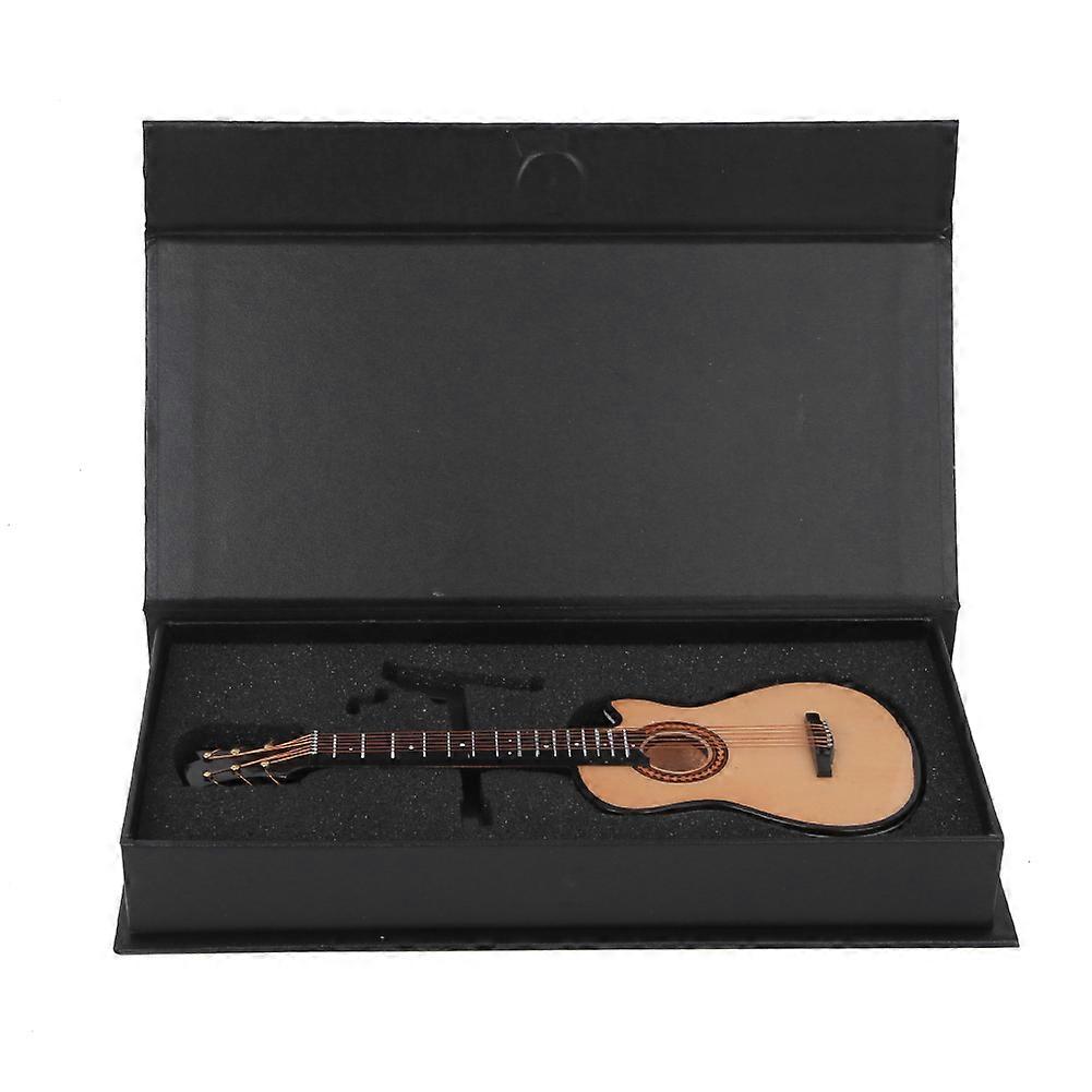 Miniature Acoustic Classical Guitar Model Mini Wooden Guitar Desktop ...