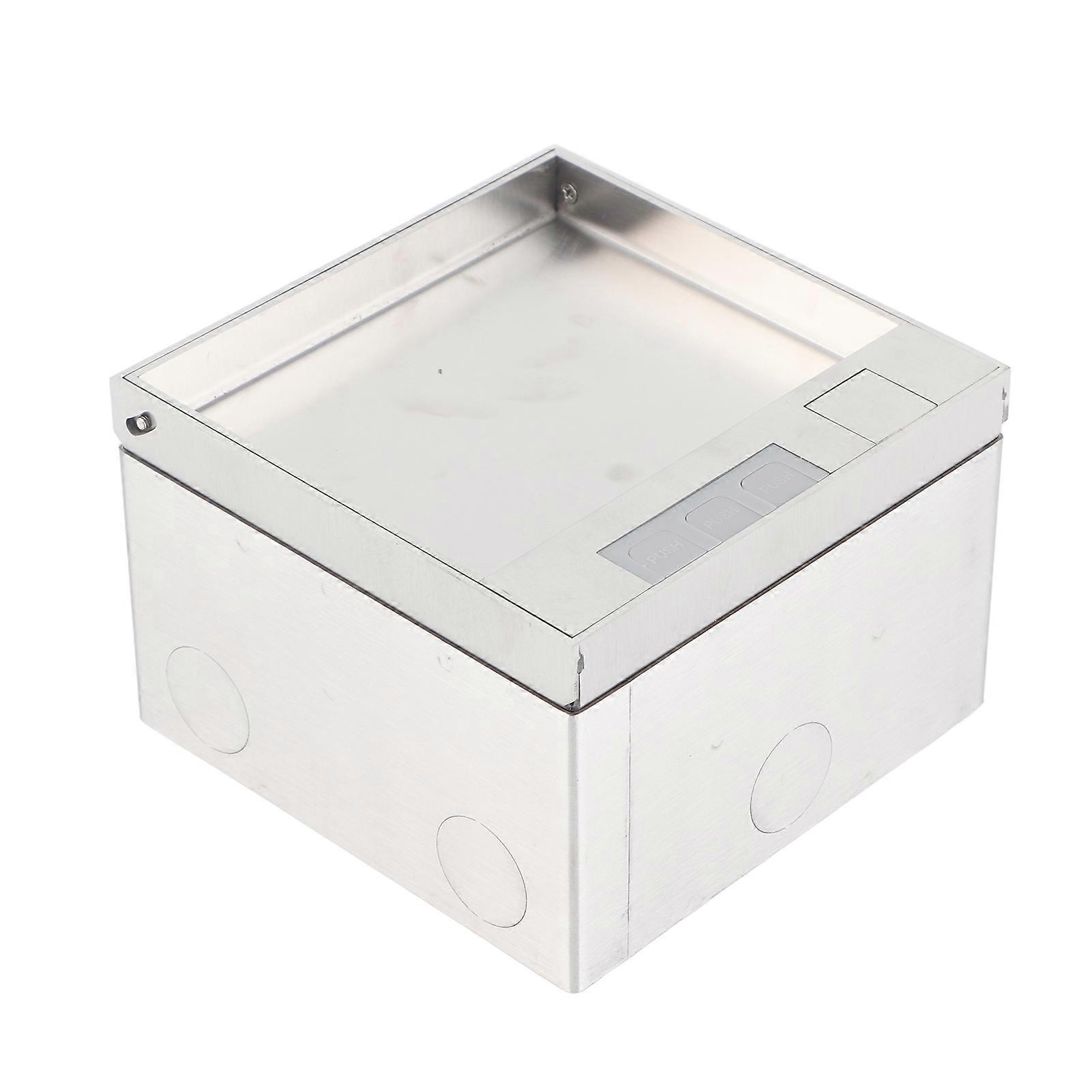 Embedded Socket Box Stainless Steel Dual Outlets Universal Desktop ...