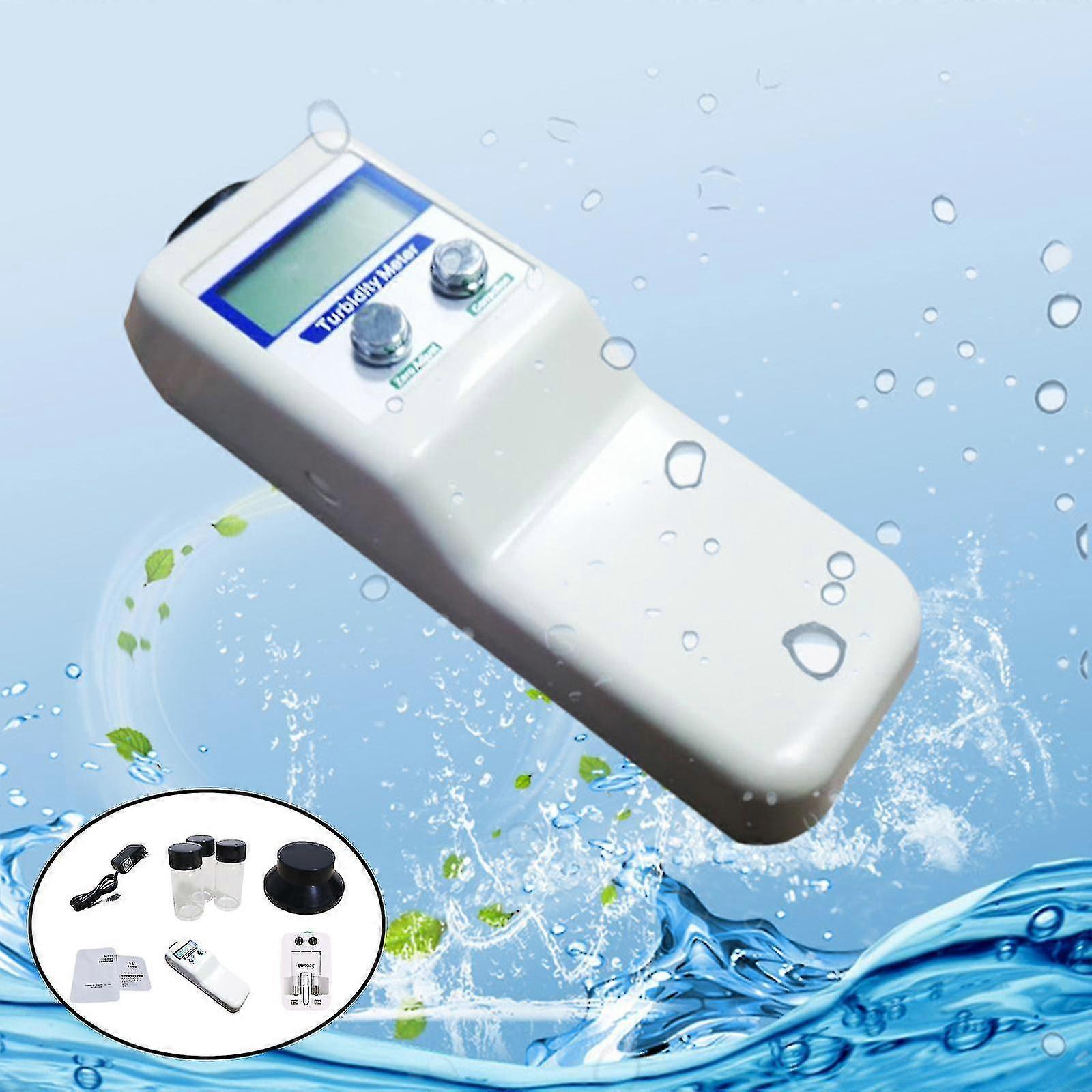 Handheld Turbidity Meter Intelligent Lcd Backlit Turbidimeter Analyzer Tester Easy Calibration