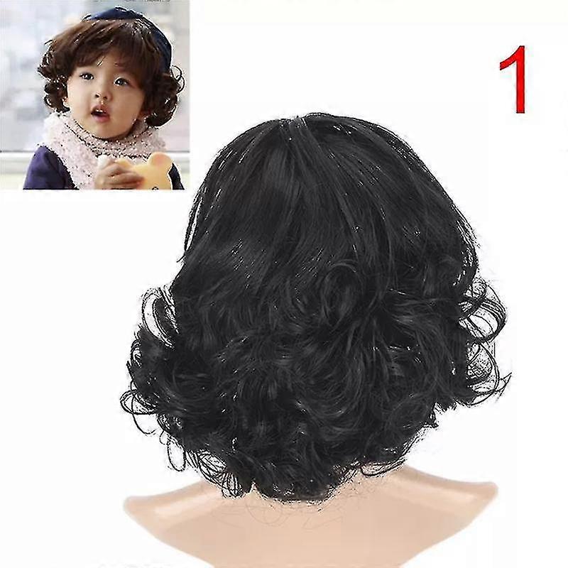 Children Wig Baby Head Cover Fake Hair Simulation Hair With Bangs ...