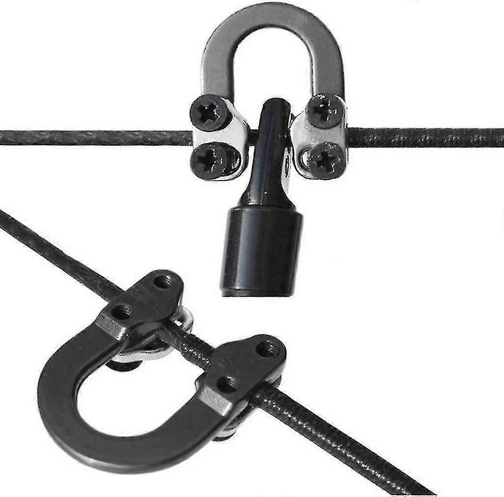 2 Pack Archery D Loop Compound Bow Metal D Loop Metal D Ring Buckle ...