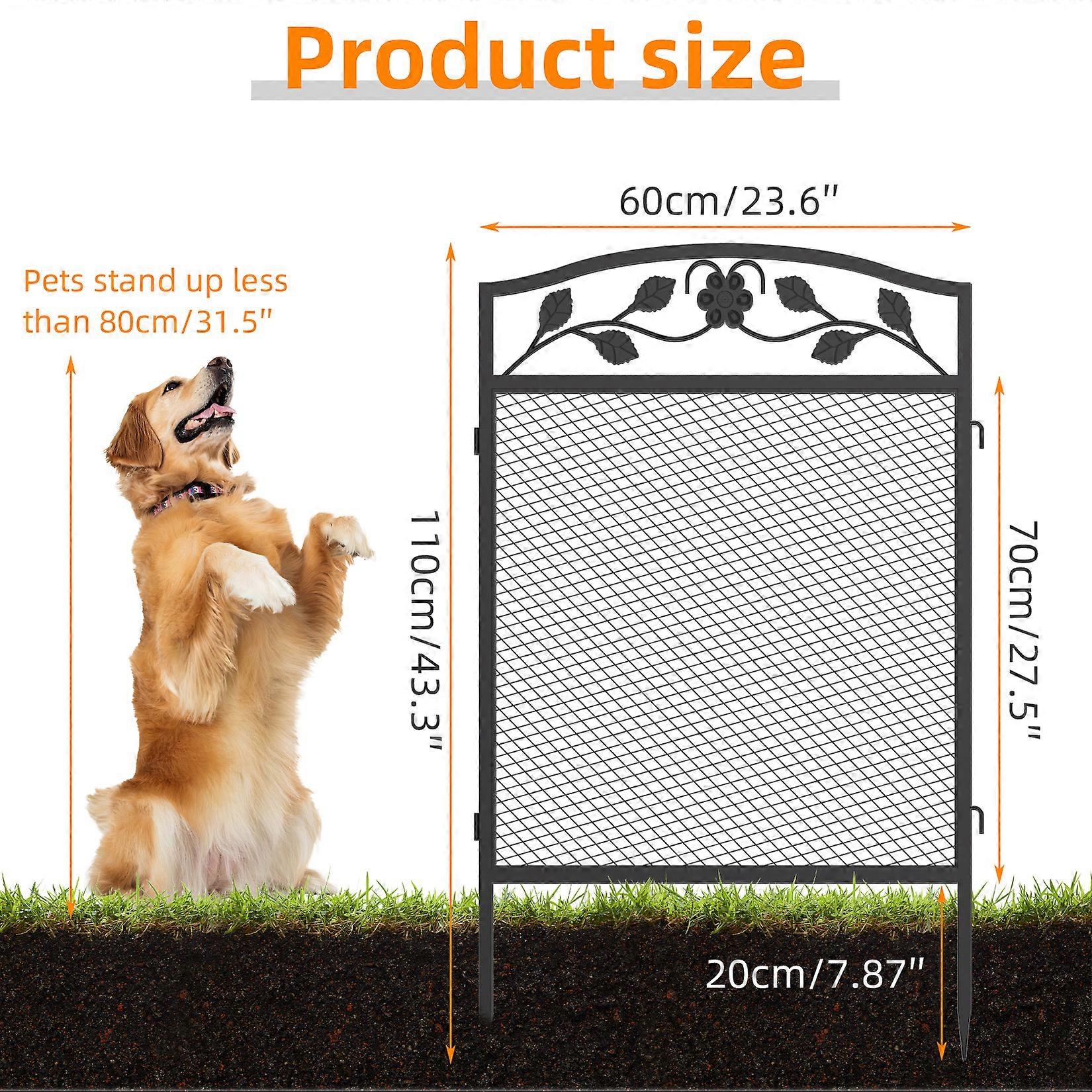 5x Panels Animal Barrier Fence Garden Border Patio Air Conditioner ...